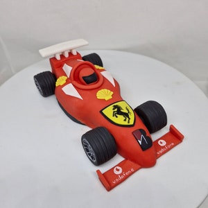 Edible F1 Racing Car Fondant Cake Topper Formula One Cake Decorations ...