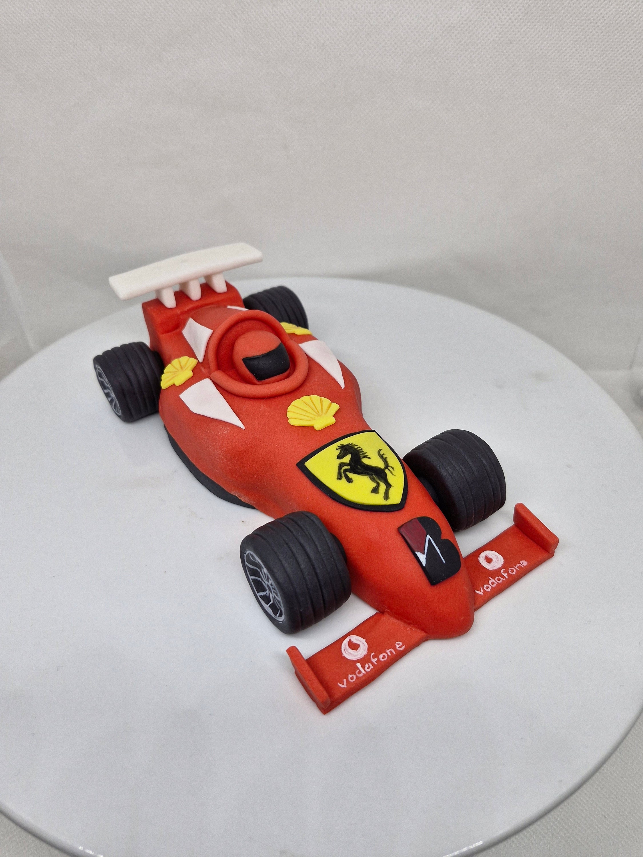 Edible F1 Racing Car Fondant Cake Topper Formula One Cake Decorations ...