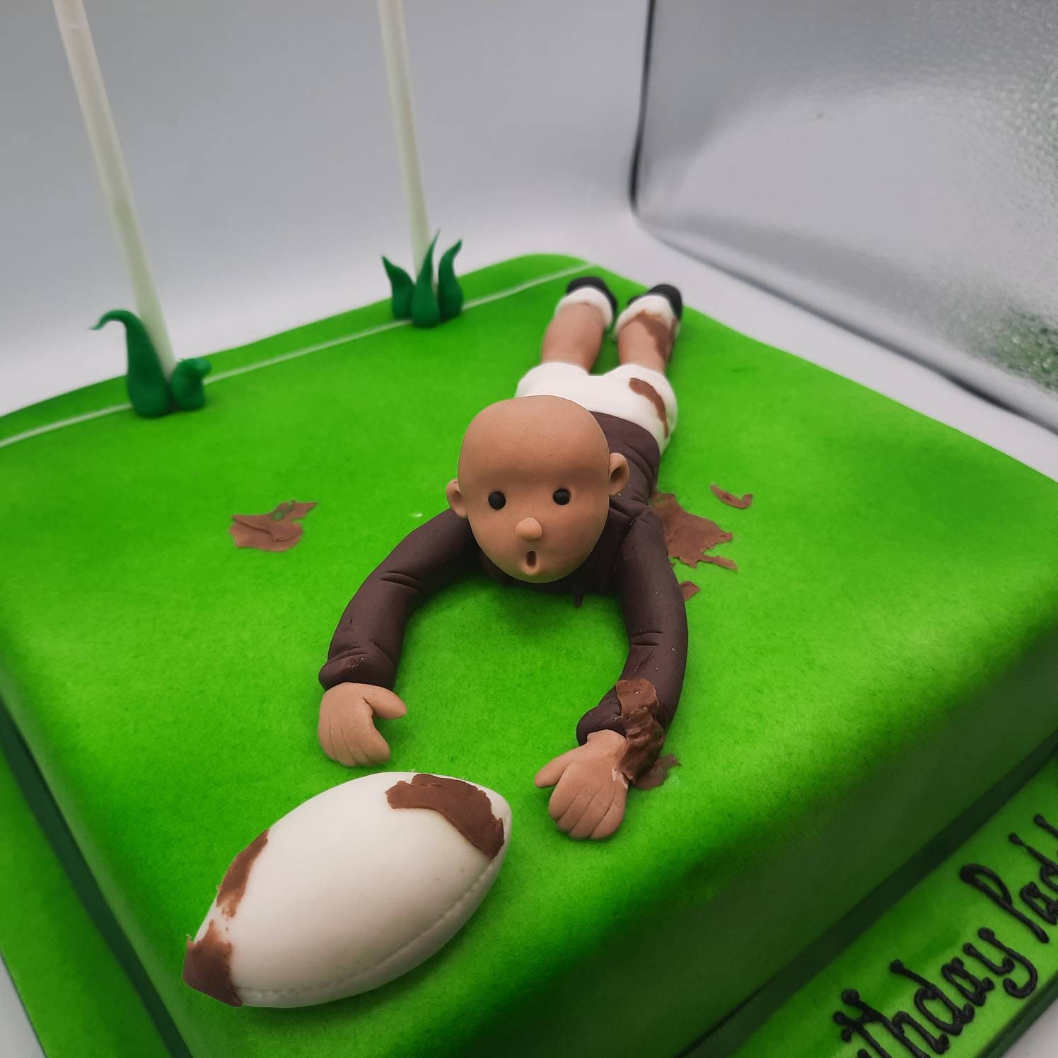 Rugby Player Fondant Cake Topper Man Boy Teen Girl Woman | Etsy UK