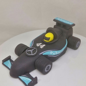 Edible F1 Racing Car Fondant Cake Topper Formula One Cake Decorations ...