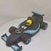 Edible F1 Racing Car Fondant Cake Topper Formula One Cake Decorations ...