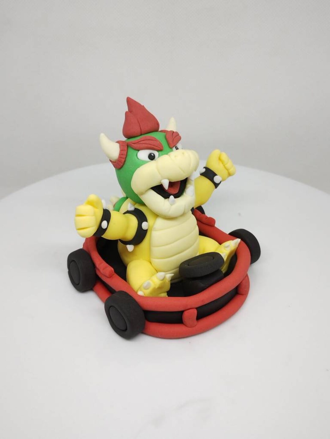 Bowser Fondant Cake Topper. Mario Cart Cake Topper - Etsy