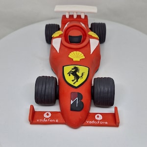 Edible F1 Racing Car Fondant Cake Topper Formula One Cake Decorations ...