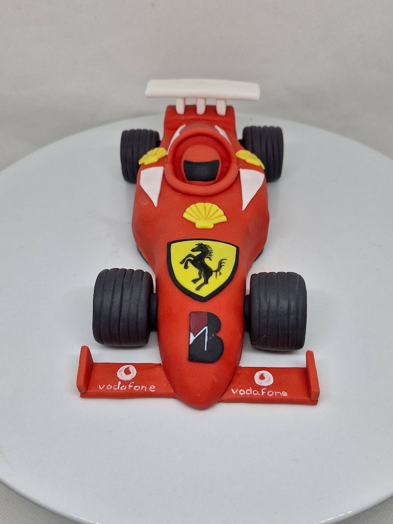 Edible F1 Racing Car Fondant Cake Topper Formula One Cake Decorations ...