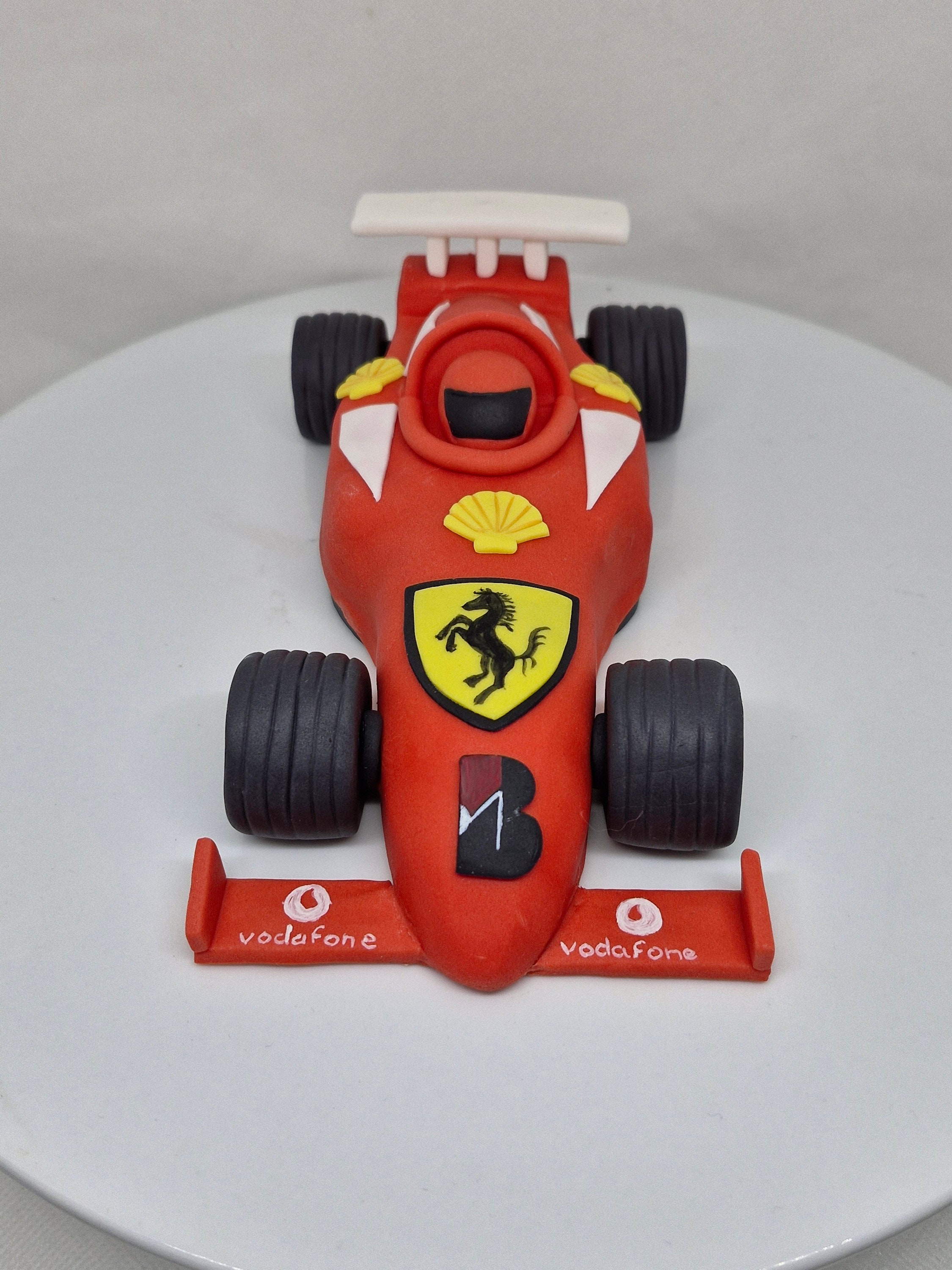 Edible F1 Racing Car Fondant Cake Topper Formula One Cake Decorations ...