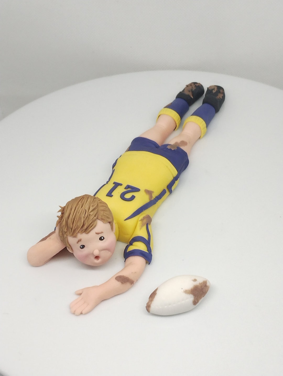 Rugby Player Fondant Cake Topper Man Boy Teen Girl Woman - Etsy UK