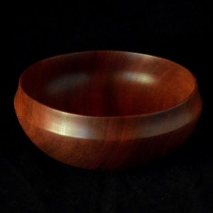 Woodturned Sapele Bowl - Etsy