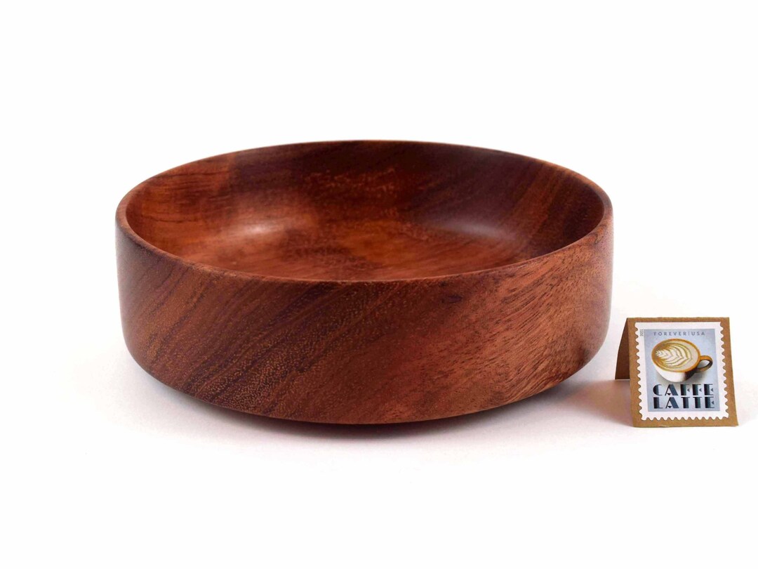 Woodturned Brazilian Cherry Bowl - Etsy