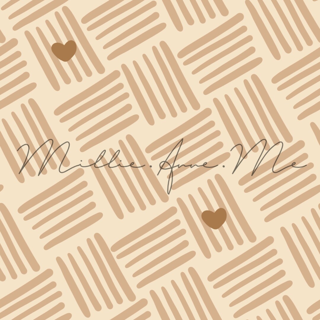 Lauhala Love Beige Repeating Pattern - Etsy Australia