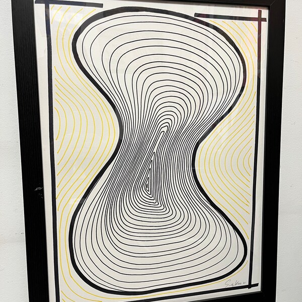 Trippy Line Drawing - Etsy