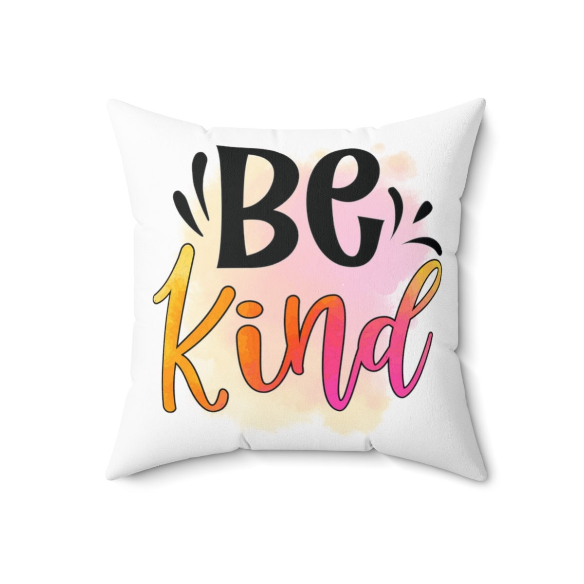 Square Inspirational Pillow | Be Kind | Quotes | Be Kind | Gift | Decor ...