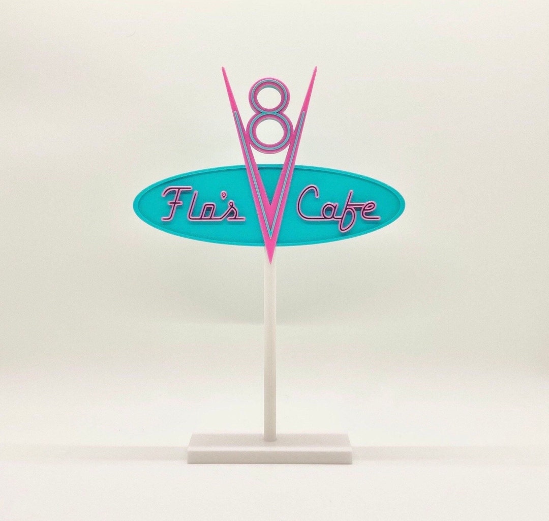 Flo’s V8 Cafe Cars Disneyland/radiator Springs Inspired Pixar Disney ...