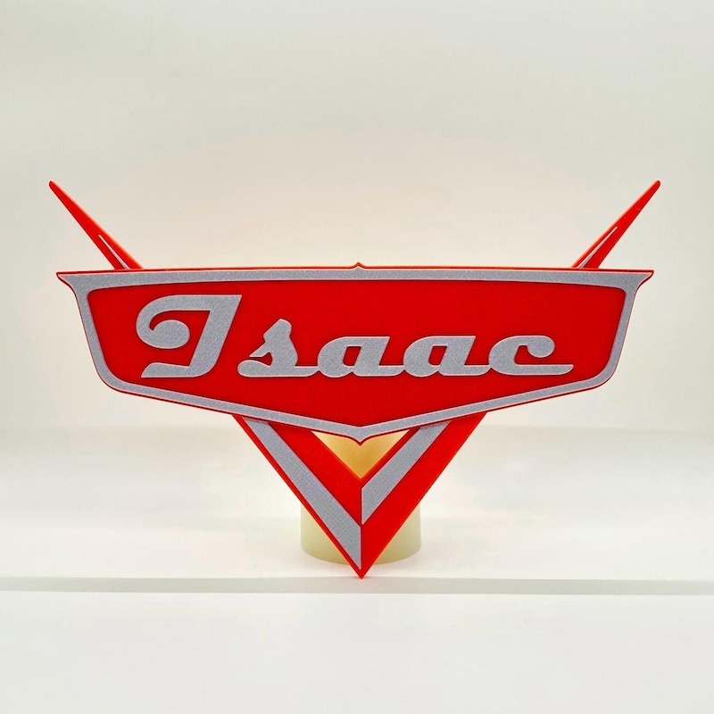 Lightning Mcqueen Name Tag - Etsy