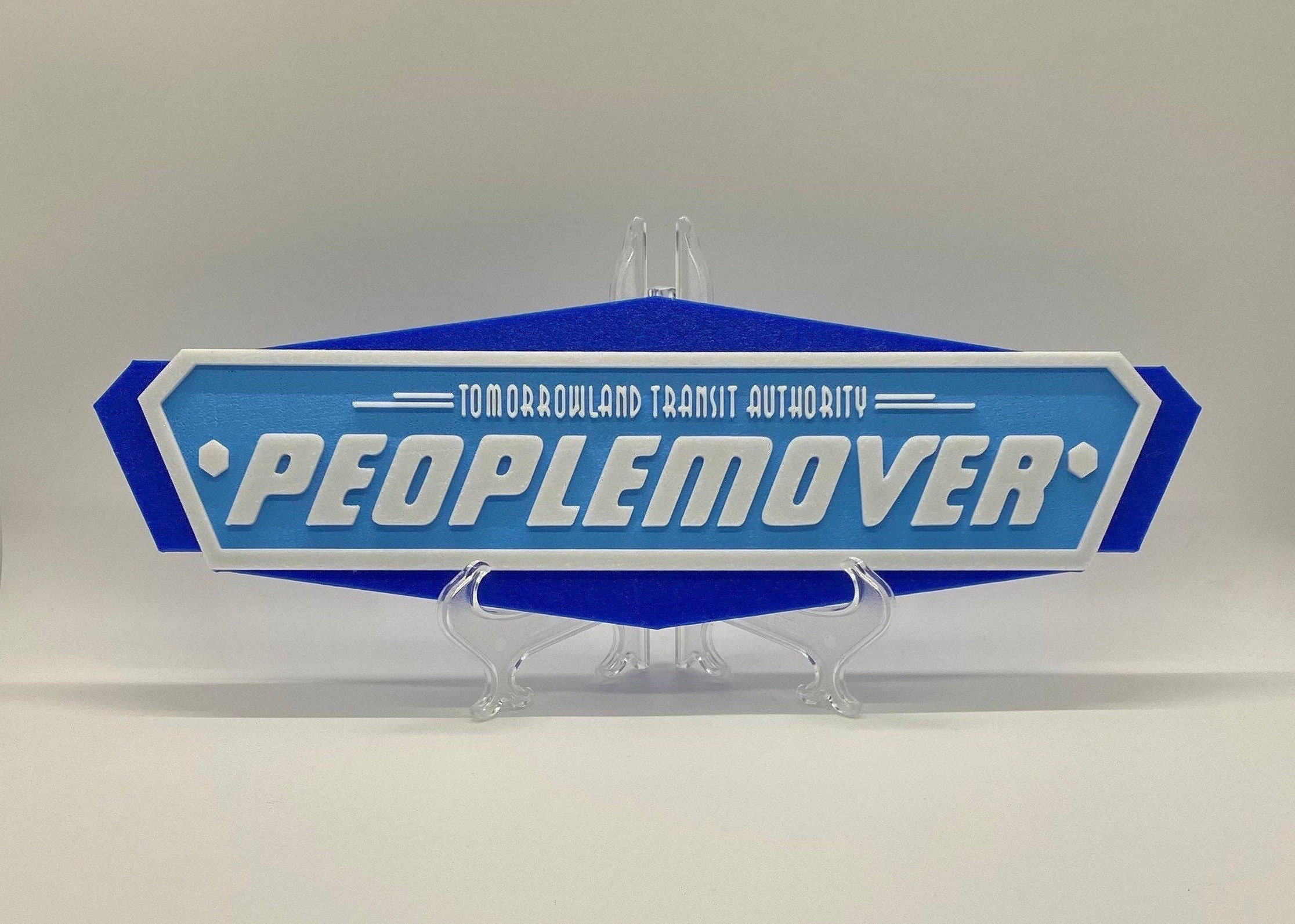 Peoplemover Disneyland/disney World Inspired Disney Sign - Etsy