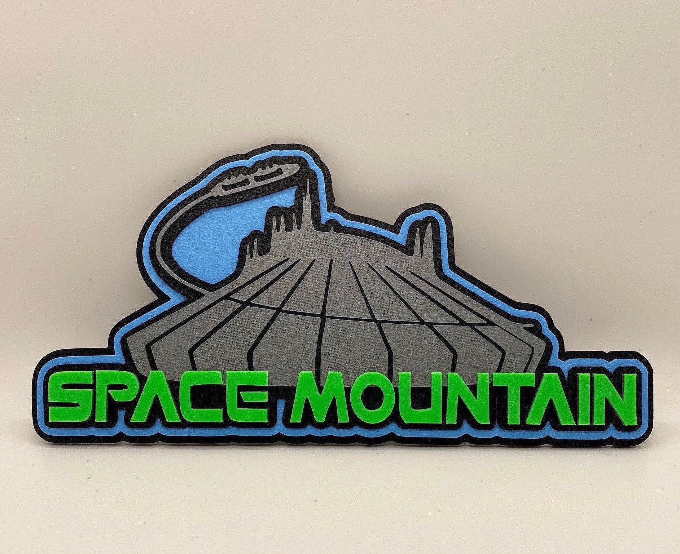 Space Mountain Inspired Disneyland/disney World Disney Sign - Etsy