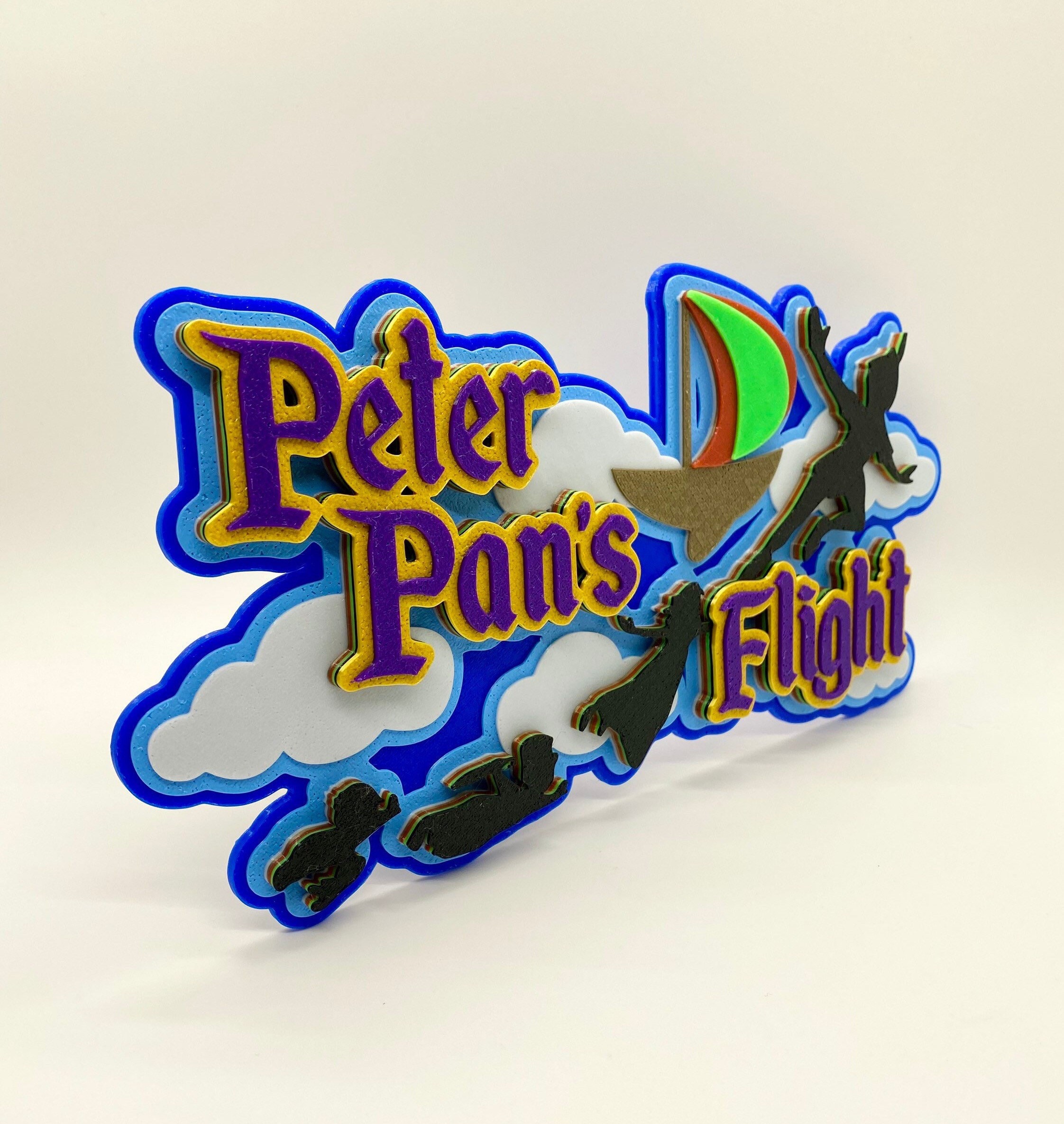 Peter Pans Flight Disneyland/disney World Inspired Disney - Etsy