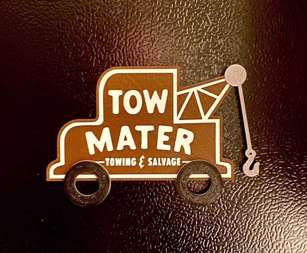 Tow Mater Cars Disneyland/radiator Springs Inspired Disney/pixar Magnet ...