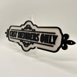 Cast Members Only Inspired Disney Sign - Etsy