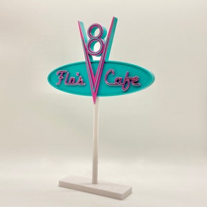 Flo’s V8 Cafe Cars Disneyland/radiator Springs Inspired Pixar Disney ...