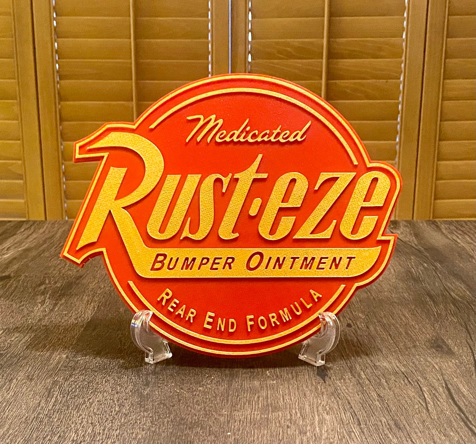 Cars Rust-eze Disneyland/disney World Inspired Disney/pixar - Etsy