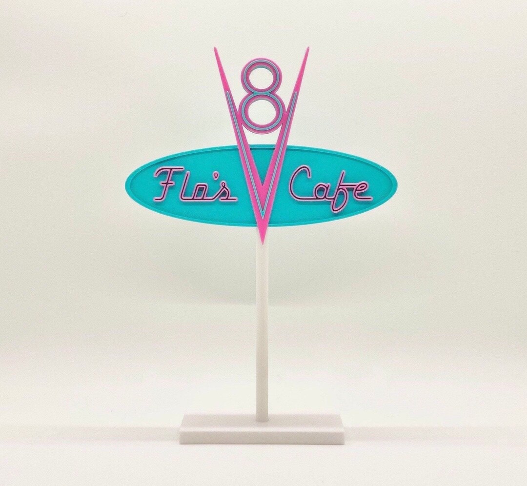 Flos V8 Cafe Cars Disneyland/radiator Springs Inspired Disney - Etsy