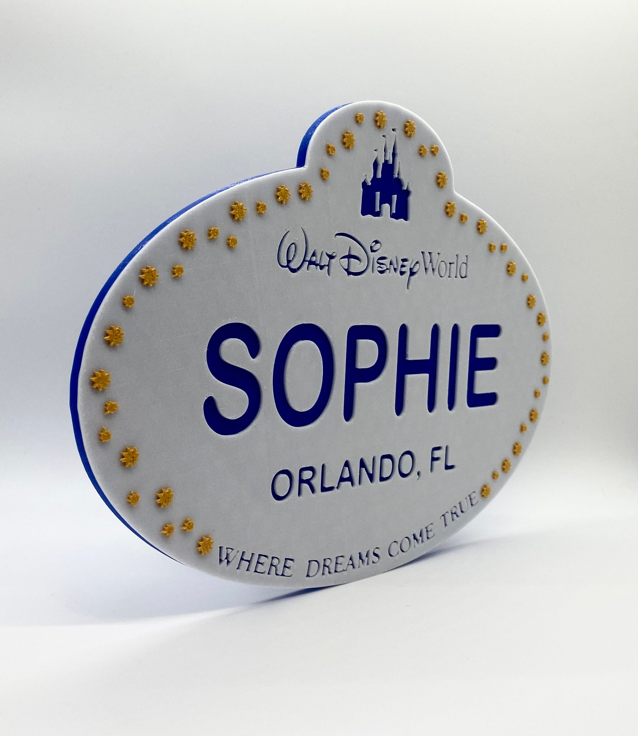 Personalized Large Walt Disney World Cast Member Name Tag - Etsy