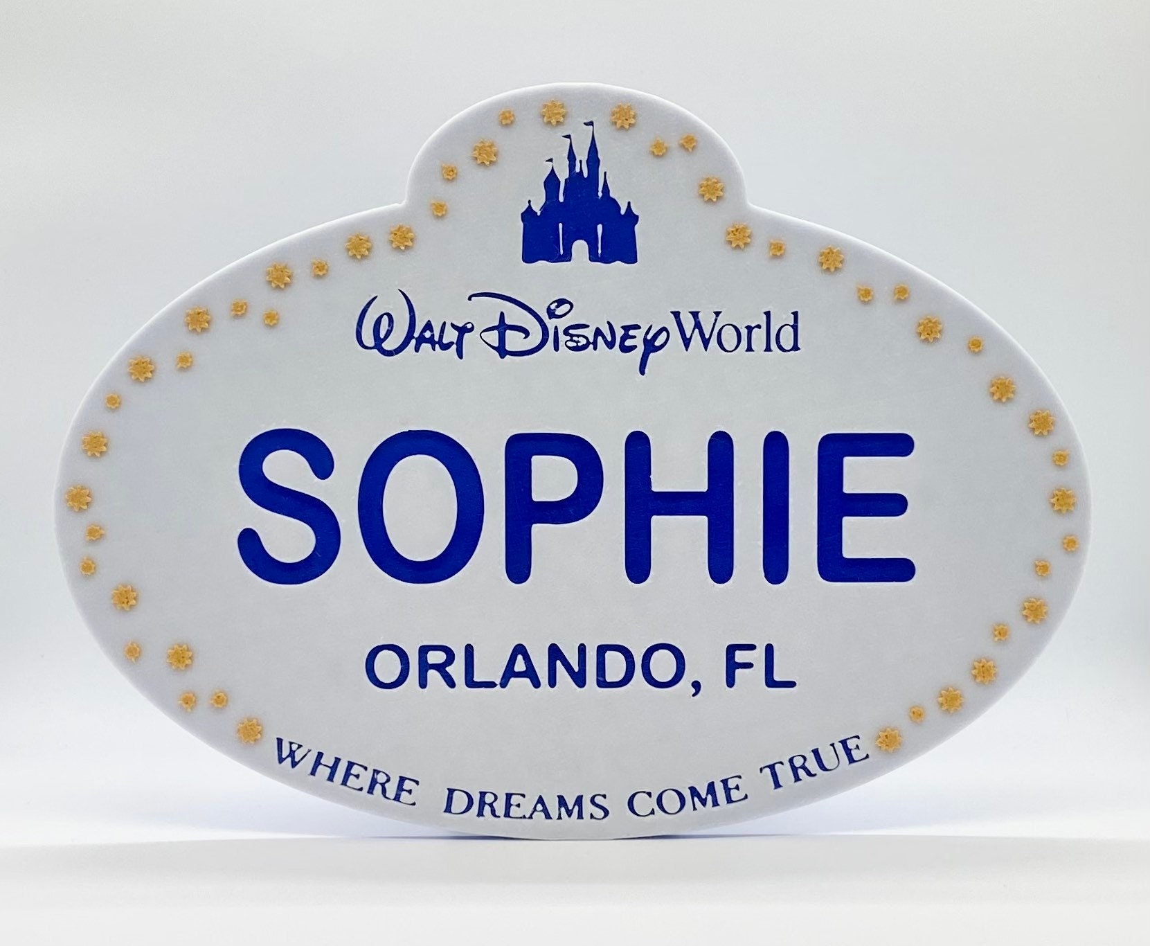 Personalized Large Walt Disney World Cast Member Name Tag - Etsy