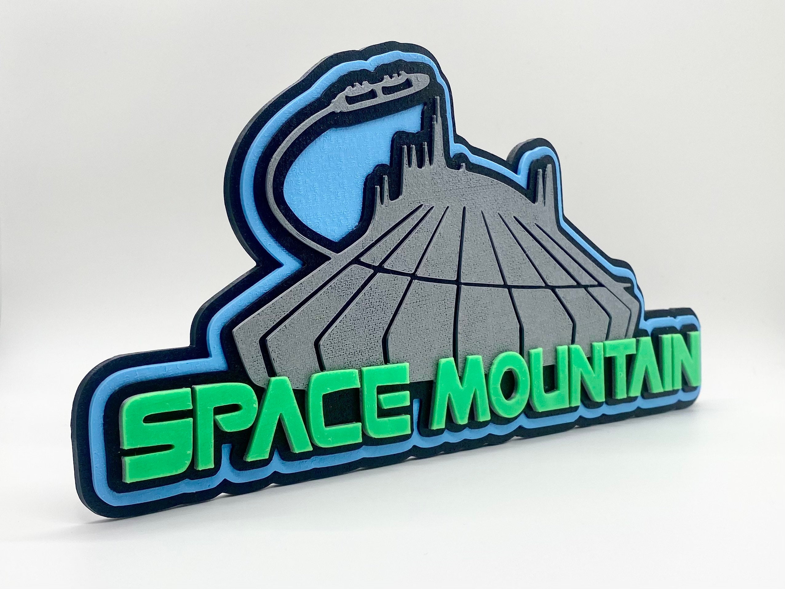Space Mountain Inspired Disneyland/disney World Disney Sign - Etsy
