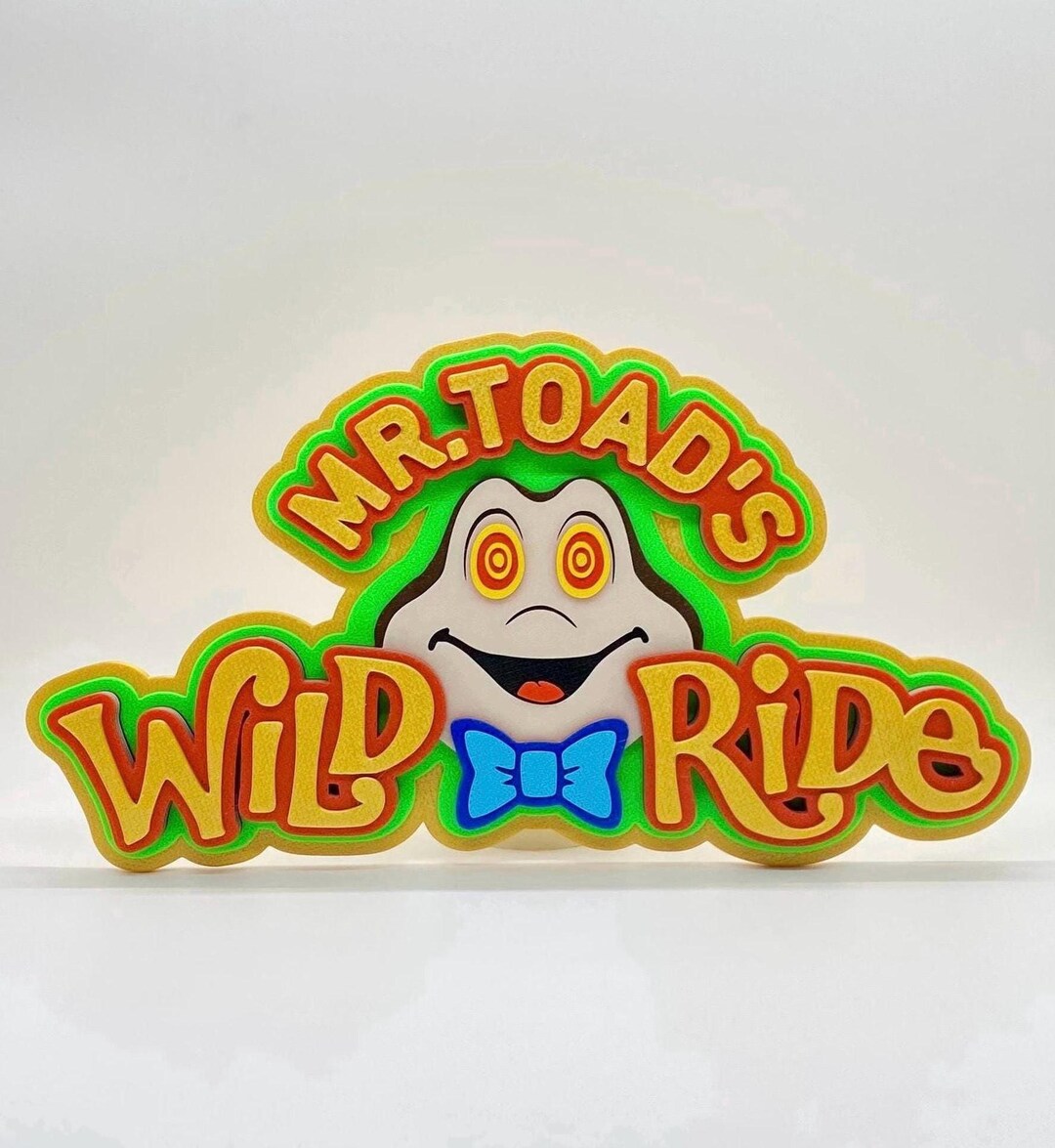 Disneyland’s Mr Toads Wild Ride Inspired Disney Sign - Etsy