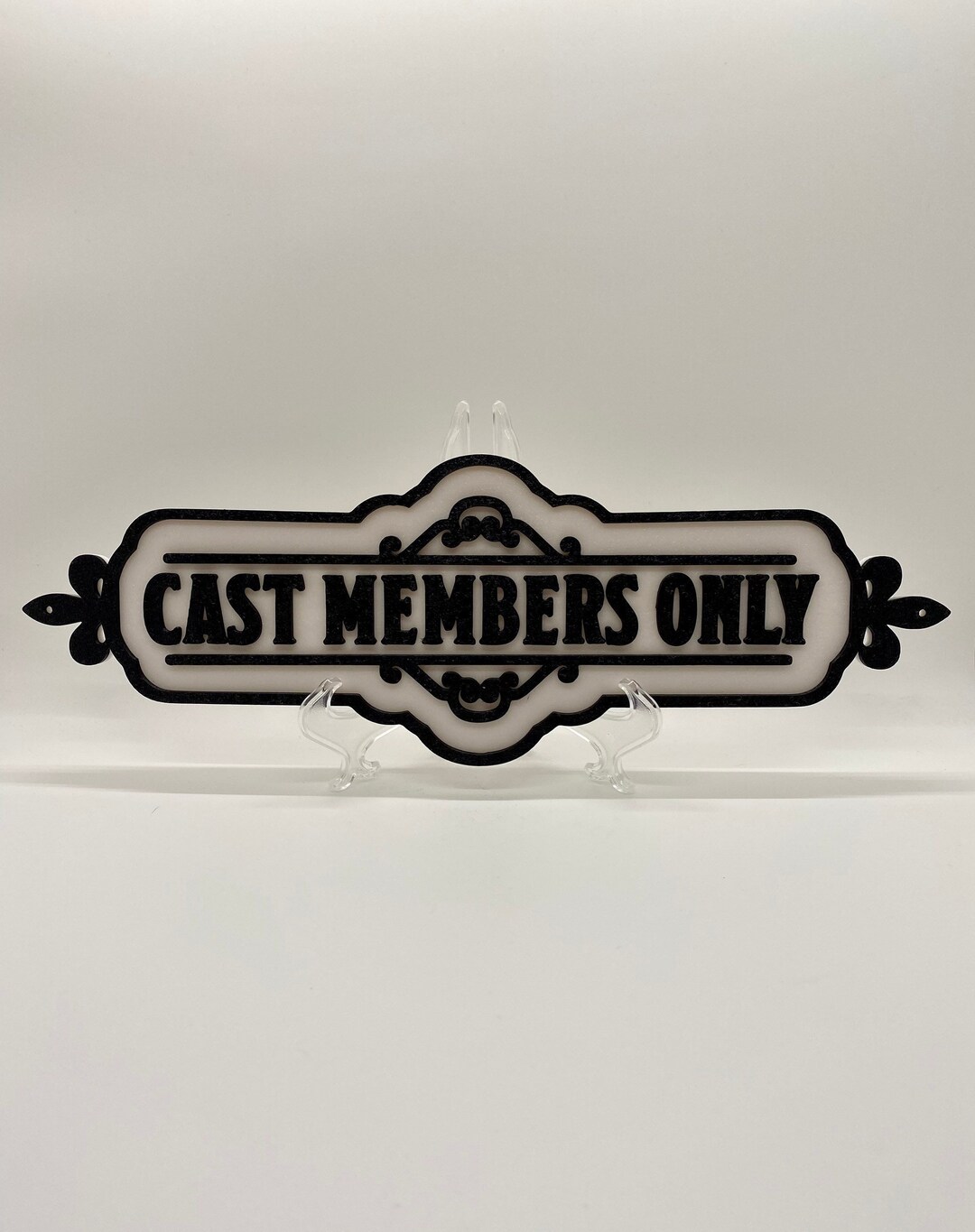Cast Members Only Inspired Disney Sign - Etsy