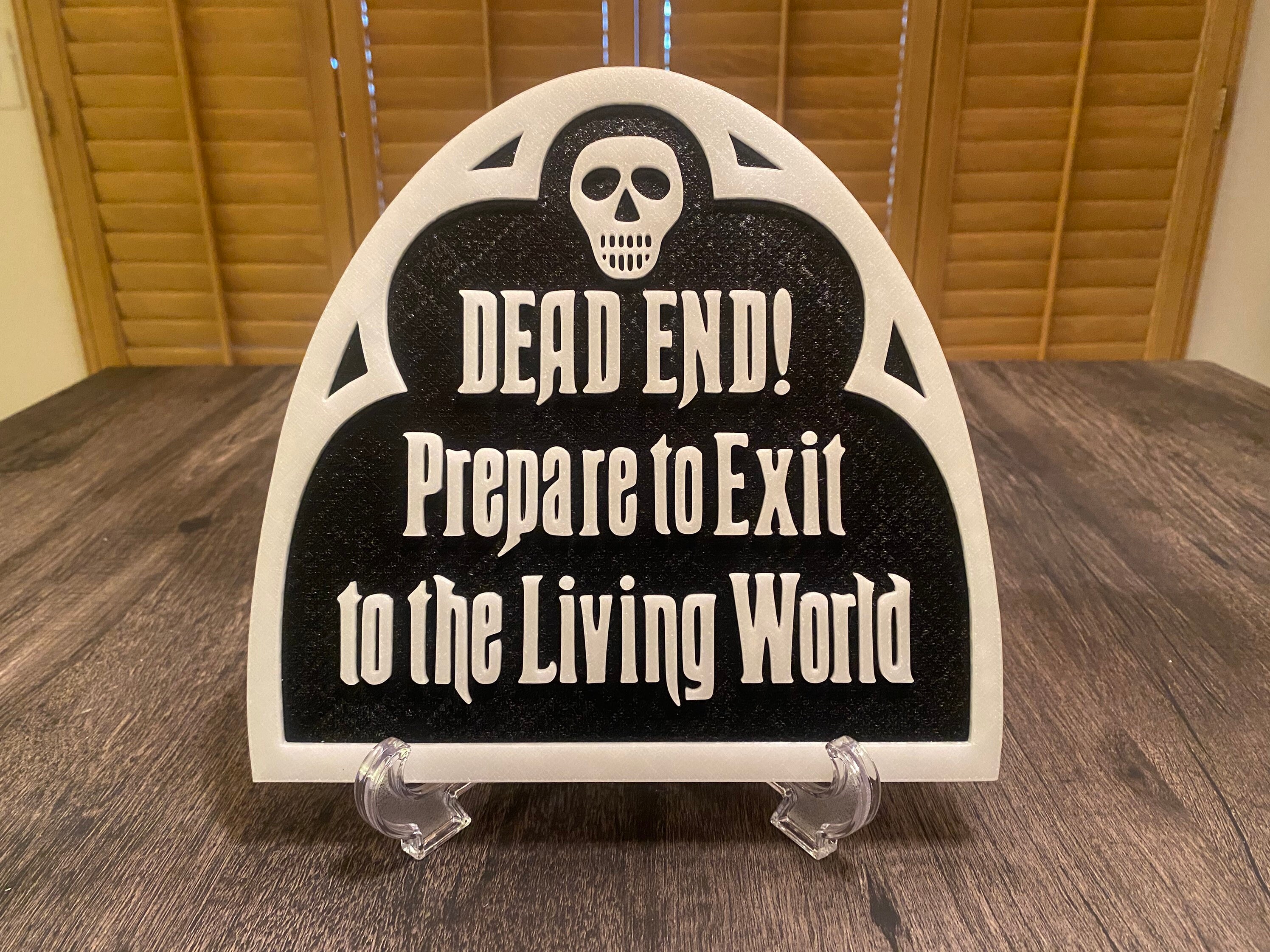 Haunted Mansion Exit Inspired Disney Sign!!! - Glow in the Dark or ...