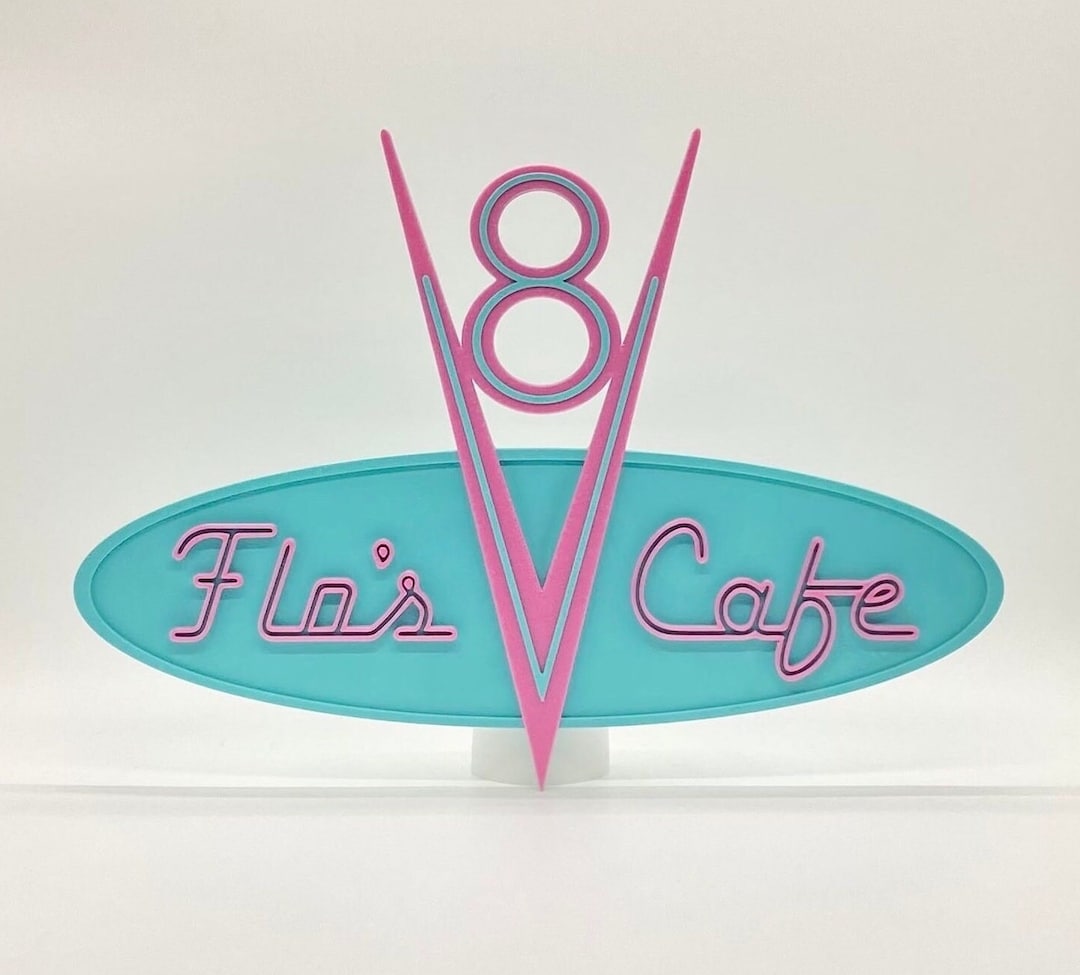Flo’s V8 Cafe Cars Disneyland/radiator Springs Inspired Disney/pixar ...