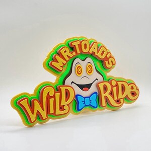 Disneyland’s Mr Toads Wild Ride Inspired Disney Sign - Etsy