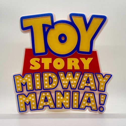Toy Story Midway Mania Inspired Disneyland/disney World Disney - Etsy