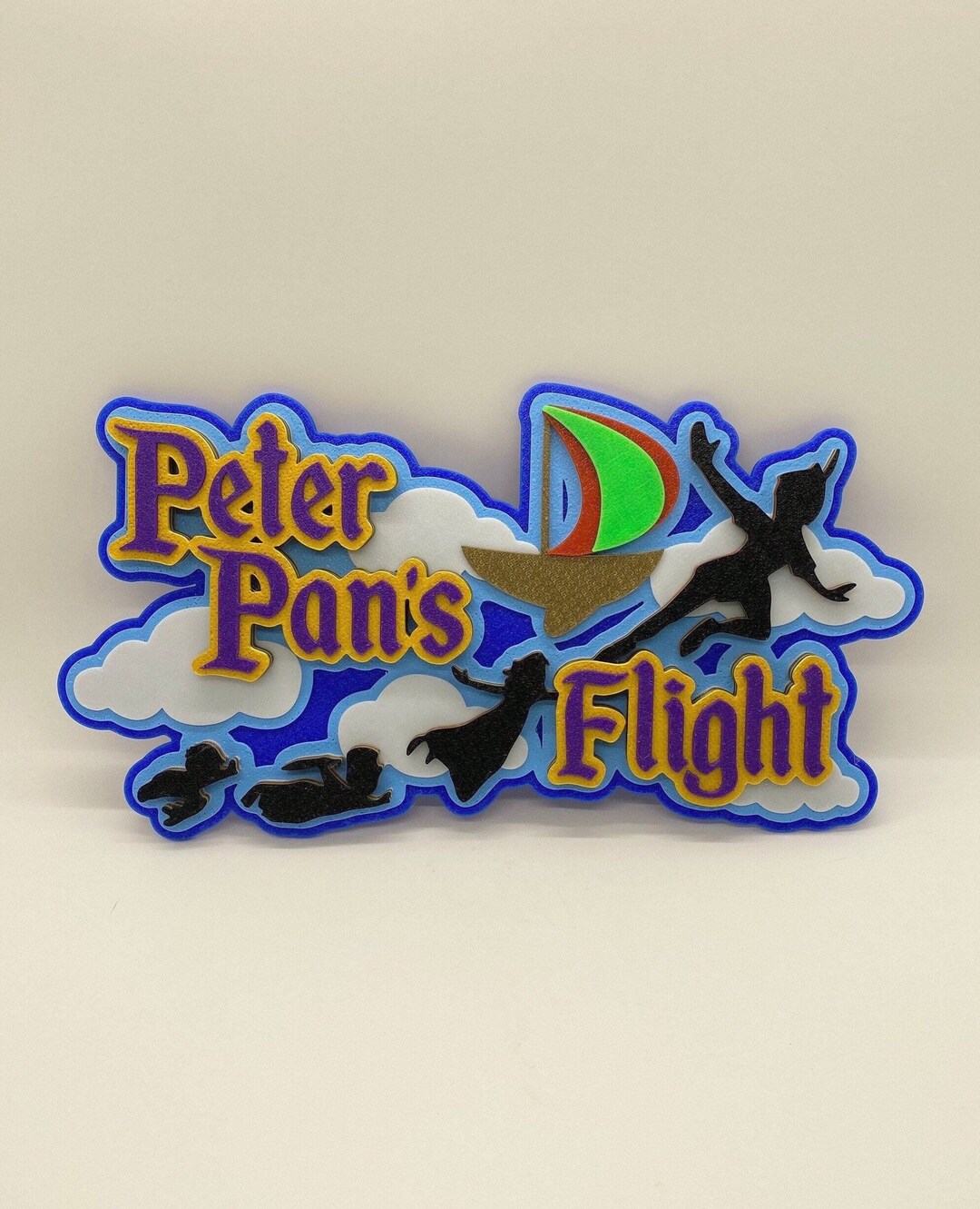 Peter Pan’s Flight Disneyland/disney World Inspired Disney Sign!!! - Etsy