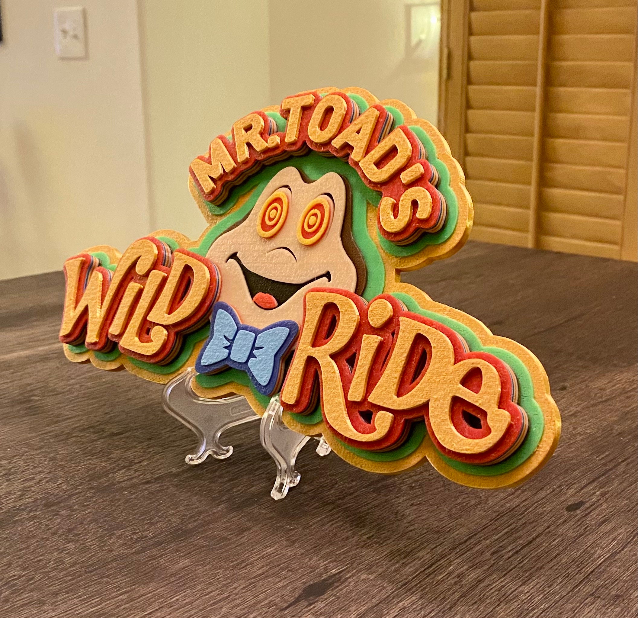 Disneylands Mr Toads Wild Ride Inspired Disney Sign - Etsy