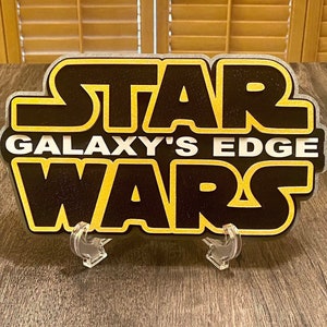 Star Wars Galaxy’s Edge Disneyland/disney World Inspired Disney Sign ...