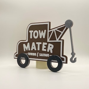 Tow Mater Towing and Salvage Inspired Cars Disneyland/disney World ...