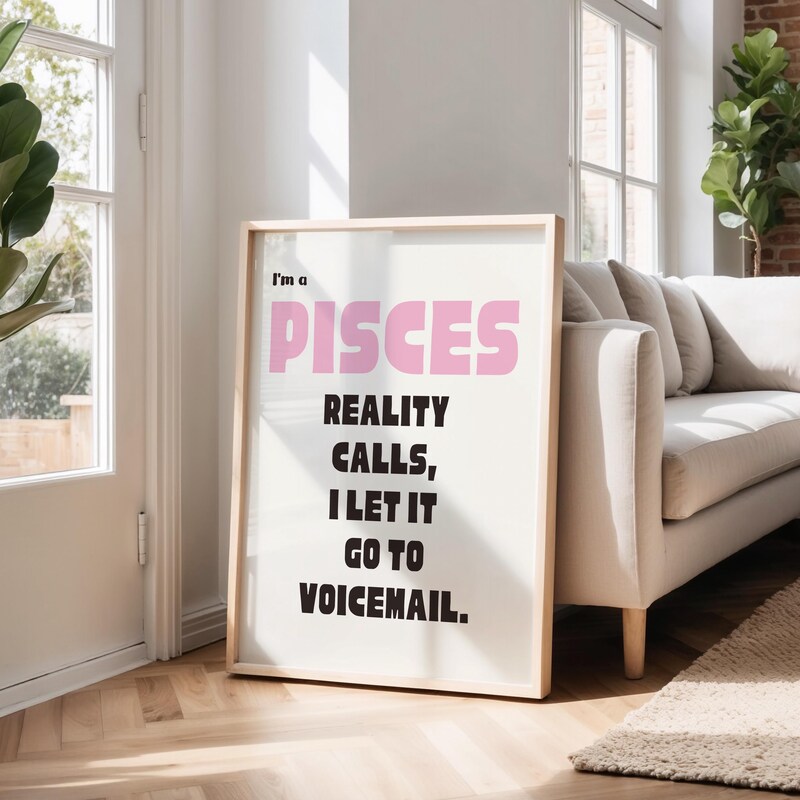 Funny Zodiac Poster - Etsy UK