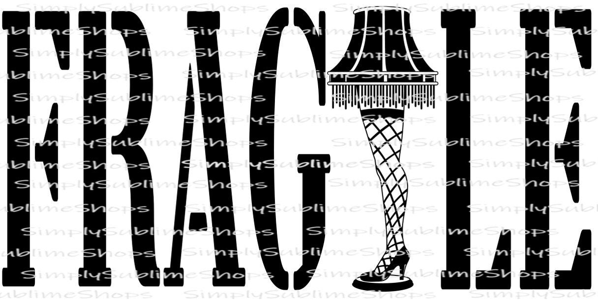 Leg Lamp "fragile" - Etsy