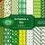 St. Patrick's Day Printable Day Digital Papers Lucky Marshmallow Spring ...