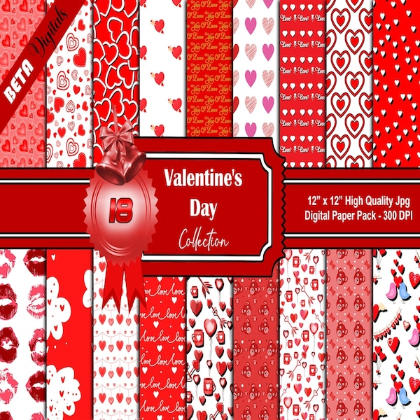 Valentine Scrapbook - Etsy