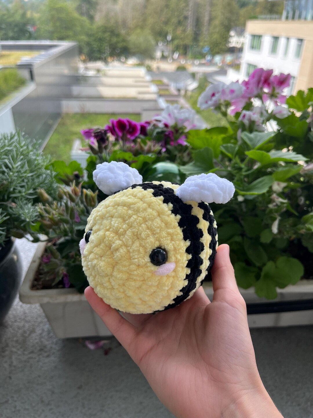 Jumbo Bee Plushie - a Cute New Friend! - Etsy