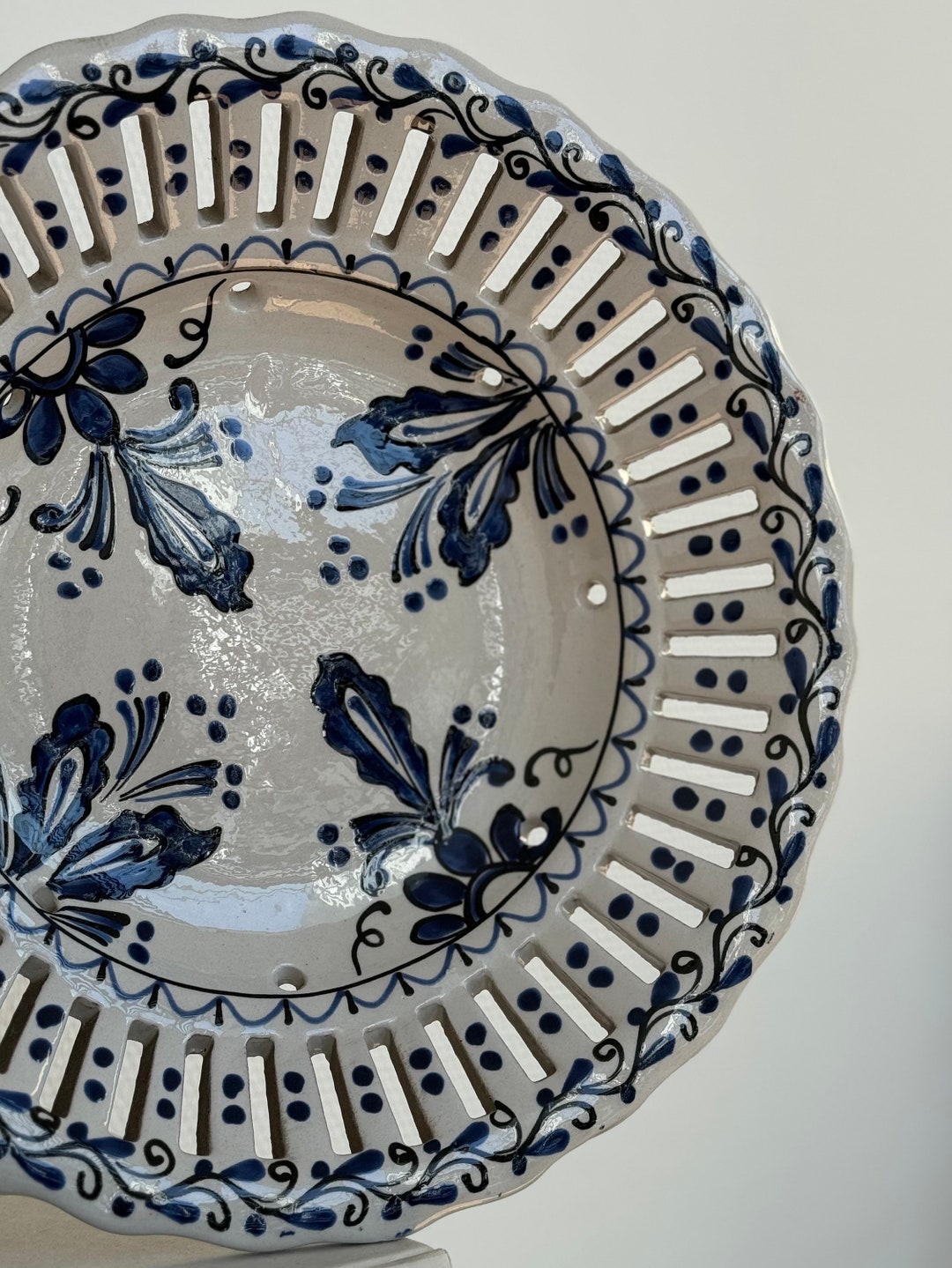 Rustic Wall Plate / Picture Plate / Balkan / Handmade Folk Art Balkan ...