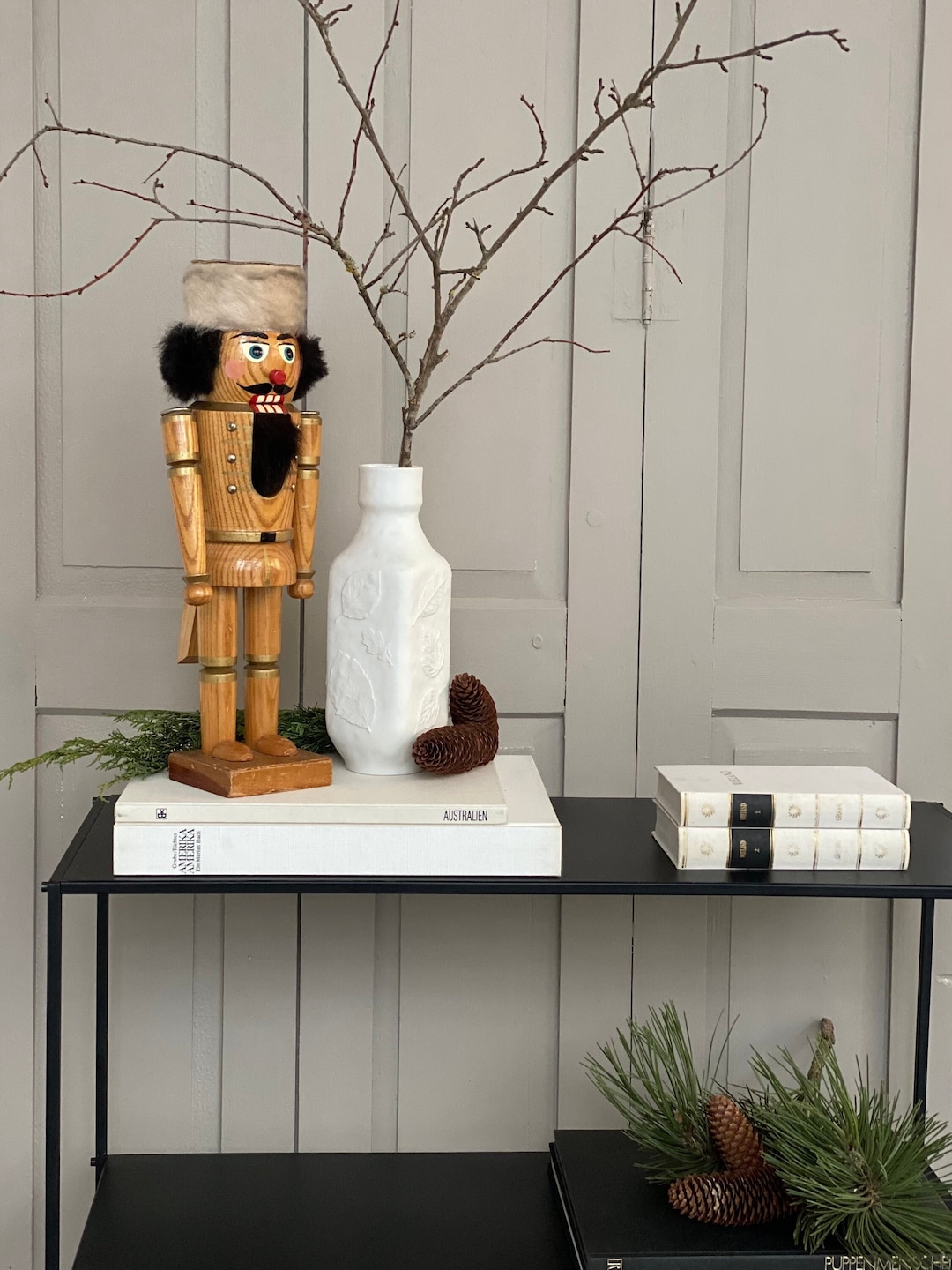 Big Old Nutcracker Vintage / Soldier Nutcracker Handmade / Nut Cracker ...