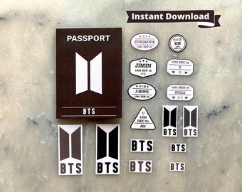 Army Bts Passport - Etsy