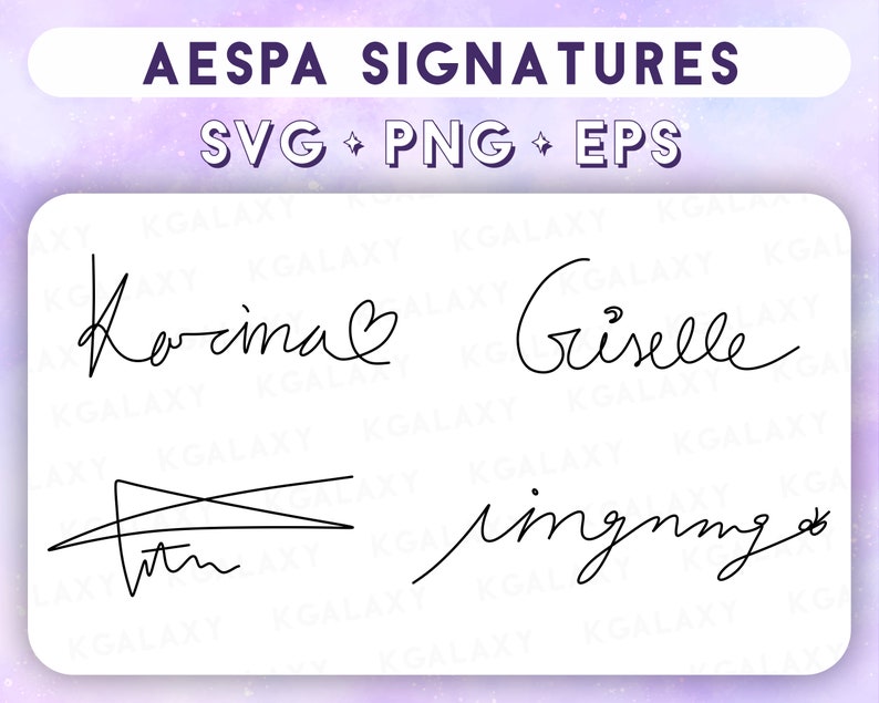 AESPA Merch Kpop Merch AESPA SVG Png and Eps Vector Files - Etsy Ireland