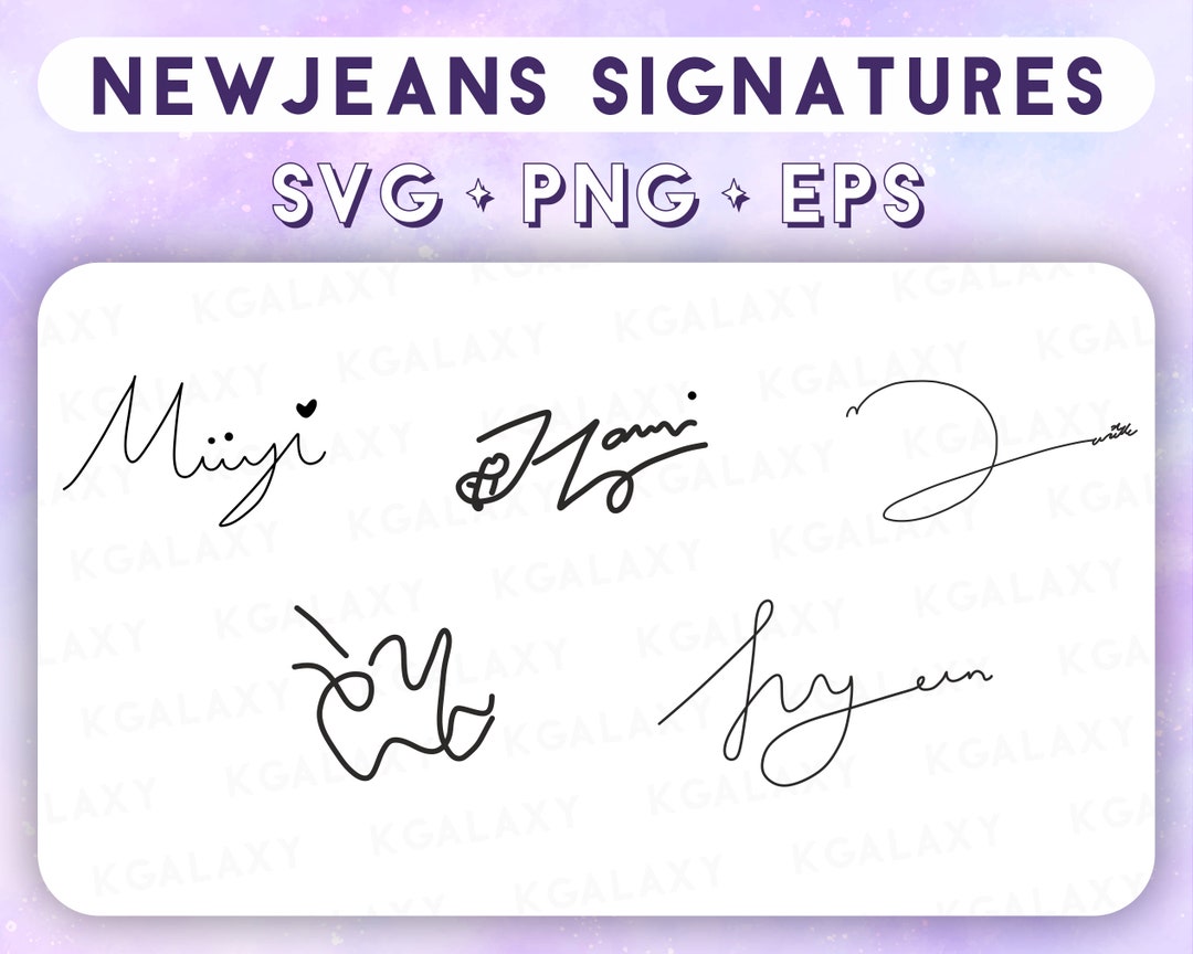 NEWJEANS Merch Kpop Merch New Jeans SVG, Png and Eps Vector Files for ...