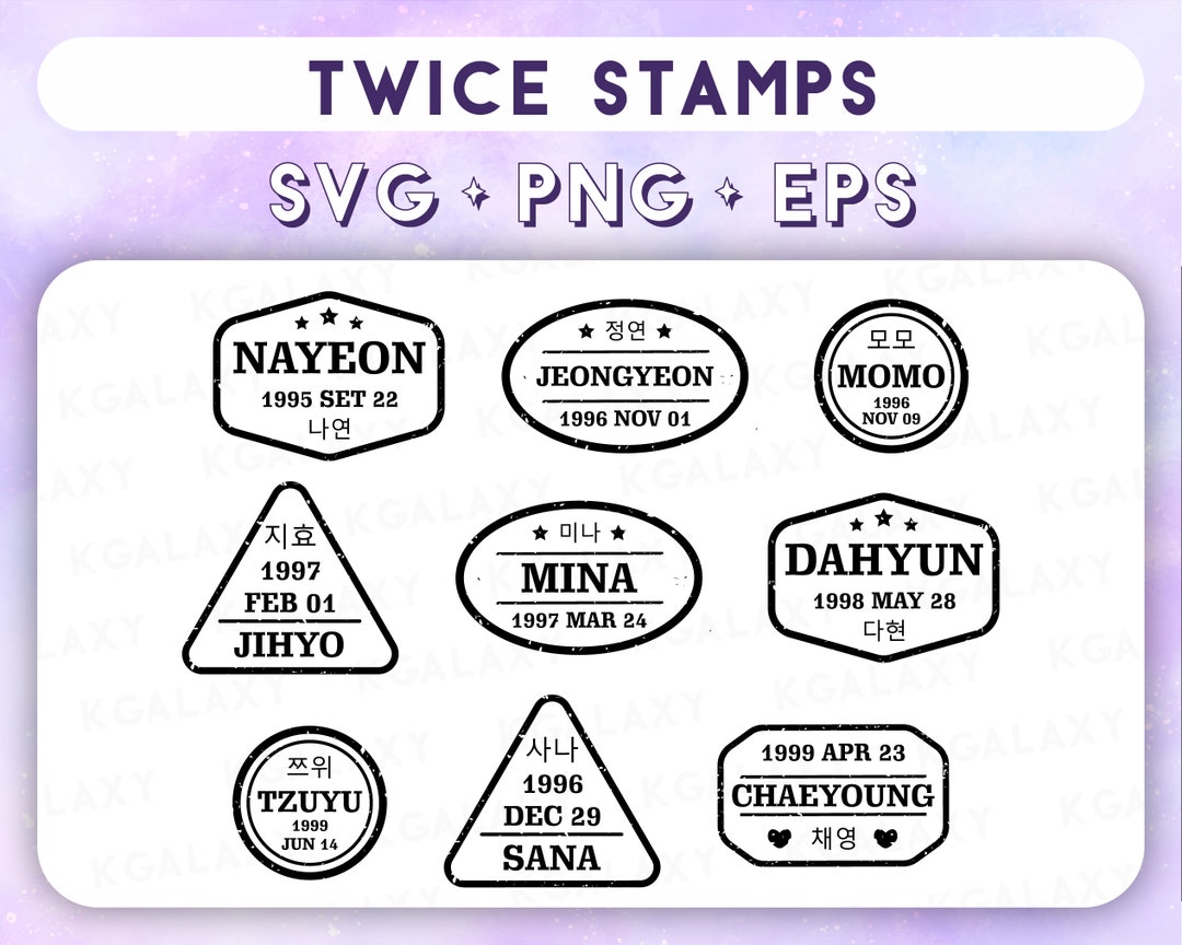 TWICE Merch Kpop merch TWICE SVG, Png and Eps vector files for Shirt ...