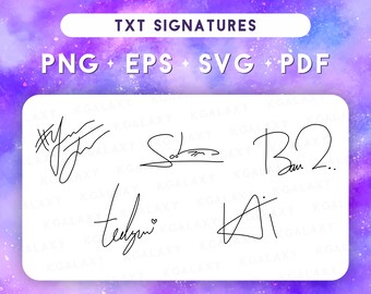 Txt Fanart Decal - Etsy UK